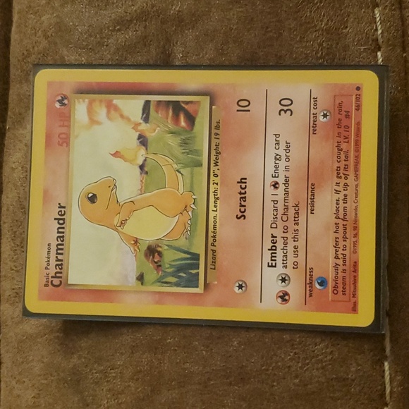 Pokemon | Toys | Original 999 Basic Pokemon Charmander Card 4612 | Poshmark